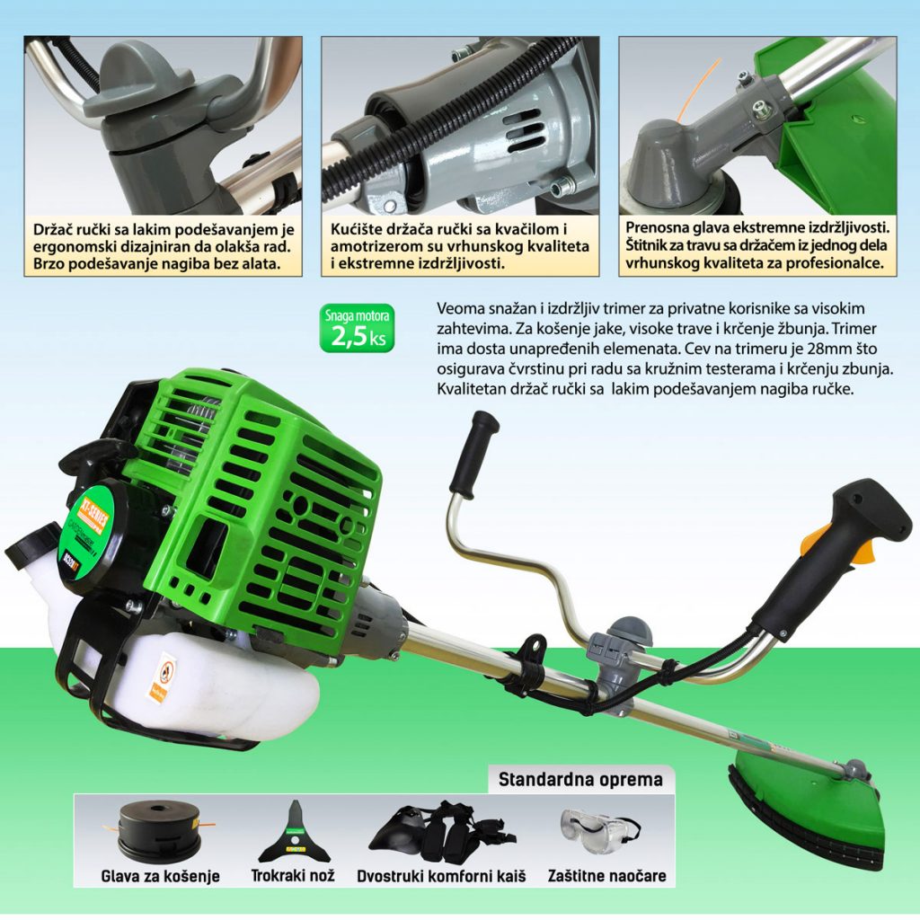 Motorni trimer BC520XT – ESTERNO TRADE | GARDENmaster – Vaš partner za ...
